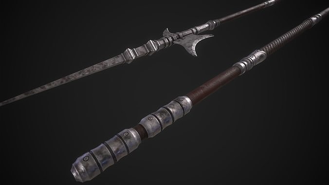 3D model Realistic Medieval Halberd VR / AR / low-poly | CGTrader