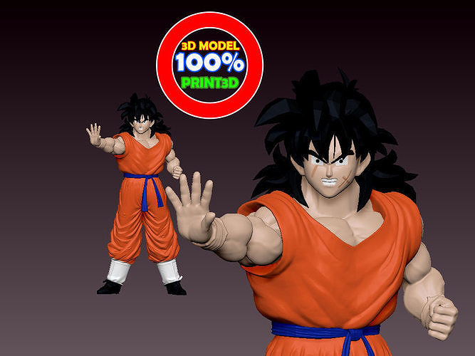 YAMCHA - DRAGONBALL - 3D PRINT MODEL 3D model 3D printable | CGTrader