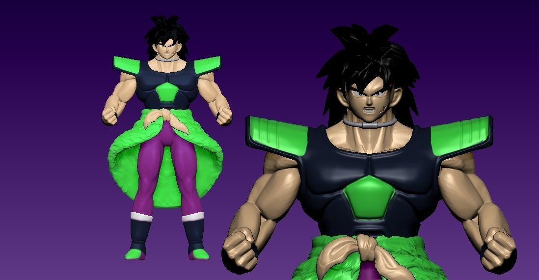 BROLY PART1 - DRAGONBALL - 3D PRINT MODEL 3D model 3D printable | CGTrader