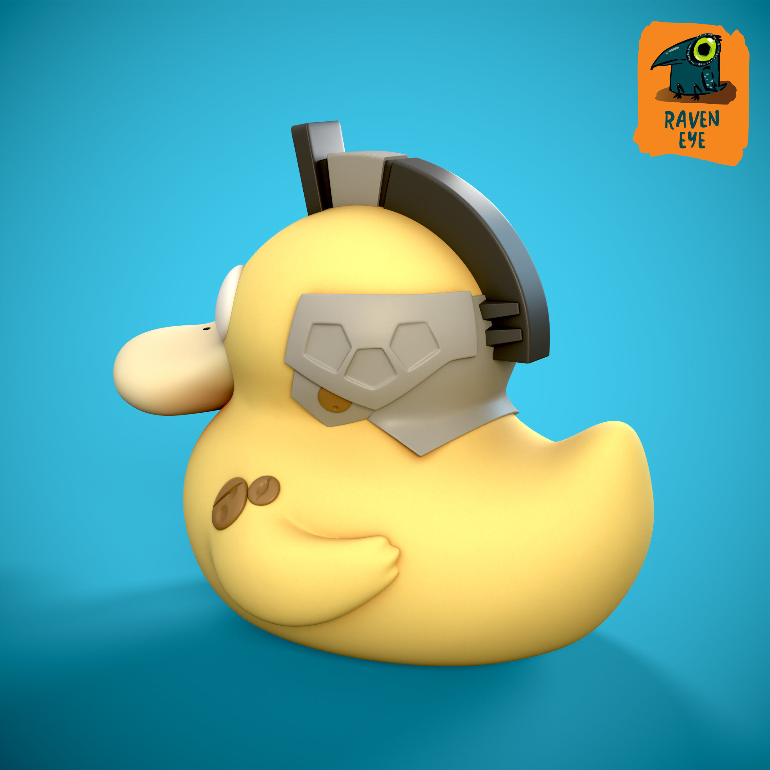Rubber Luden Psyduck 3D model 3D printable | CGTrader