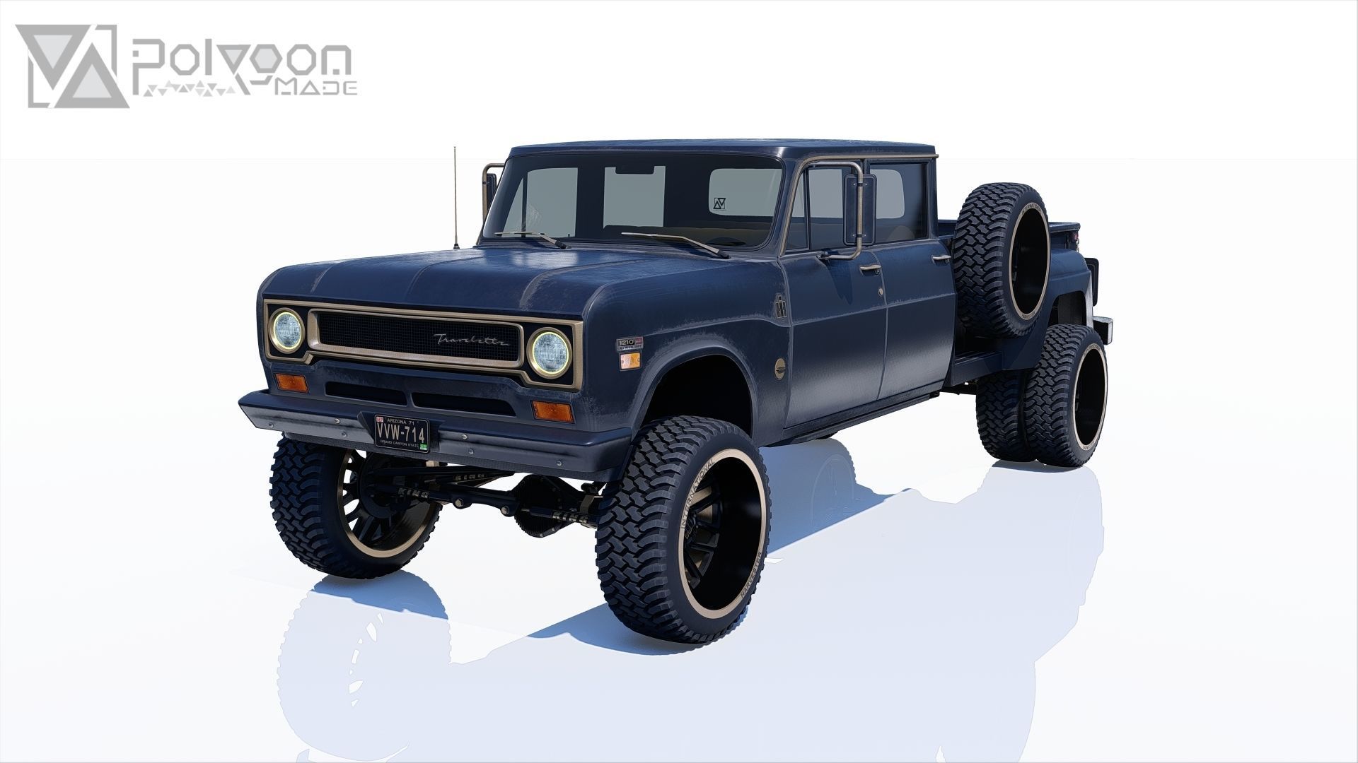 International Harvester Travelette Dually 3D model | CGTrader