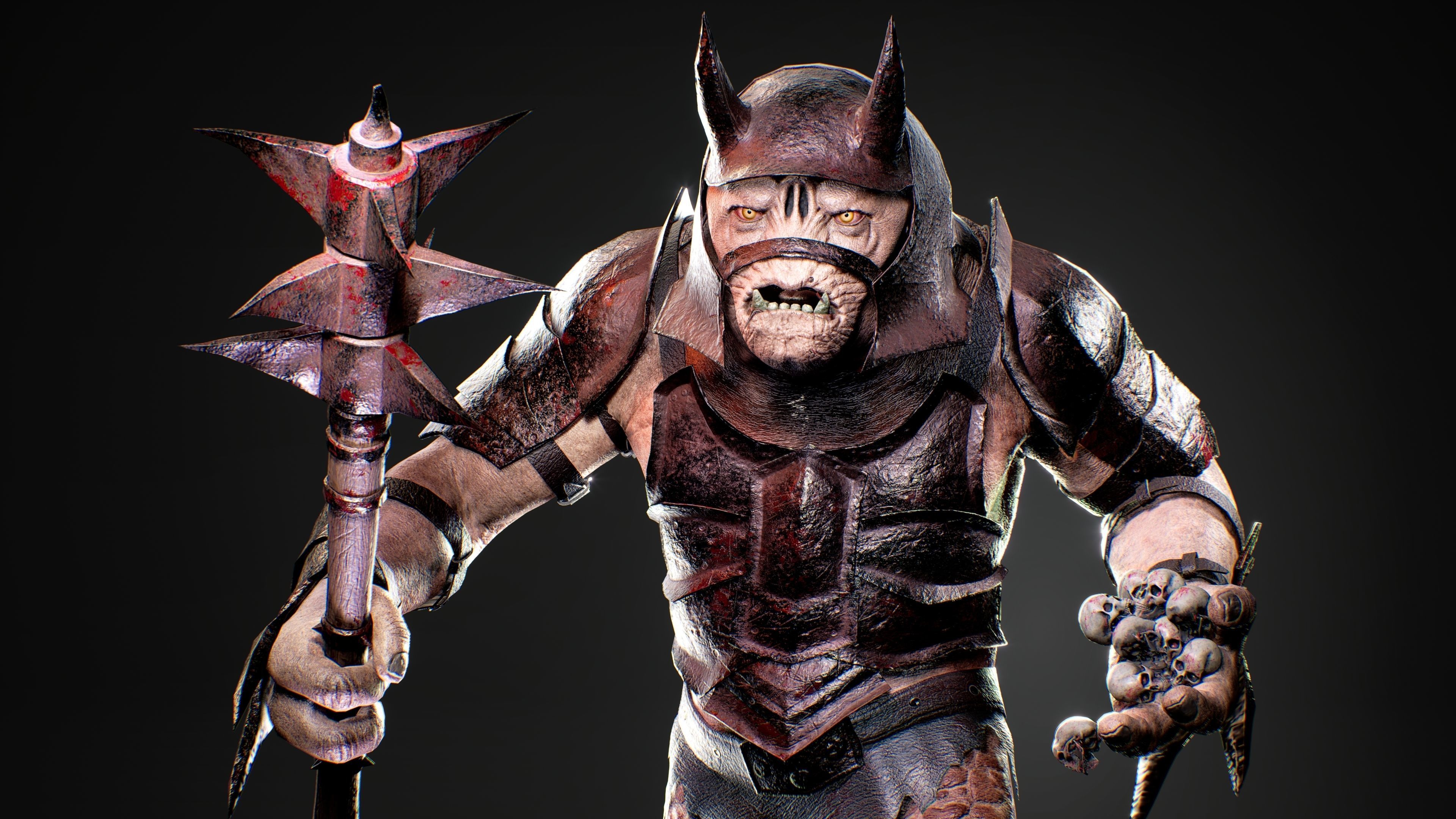 3D model Attack Troll Game Character UE5 VR / AR / low-poly | CGTrader
