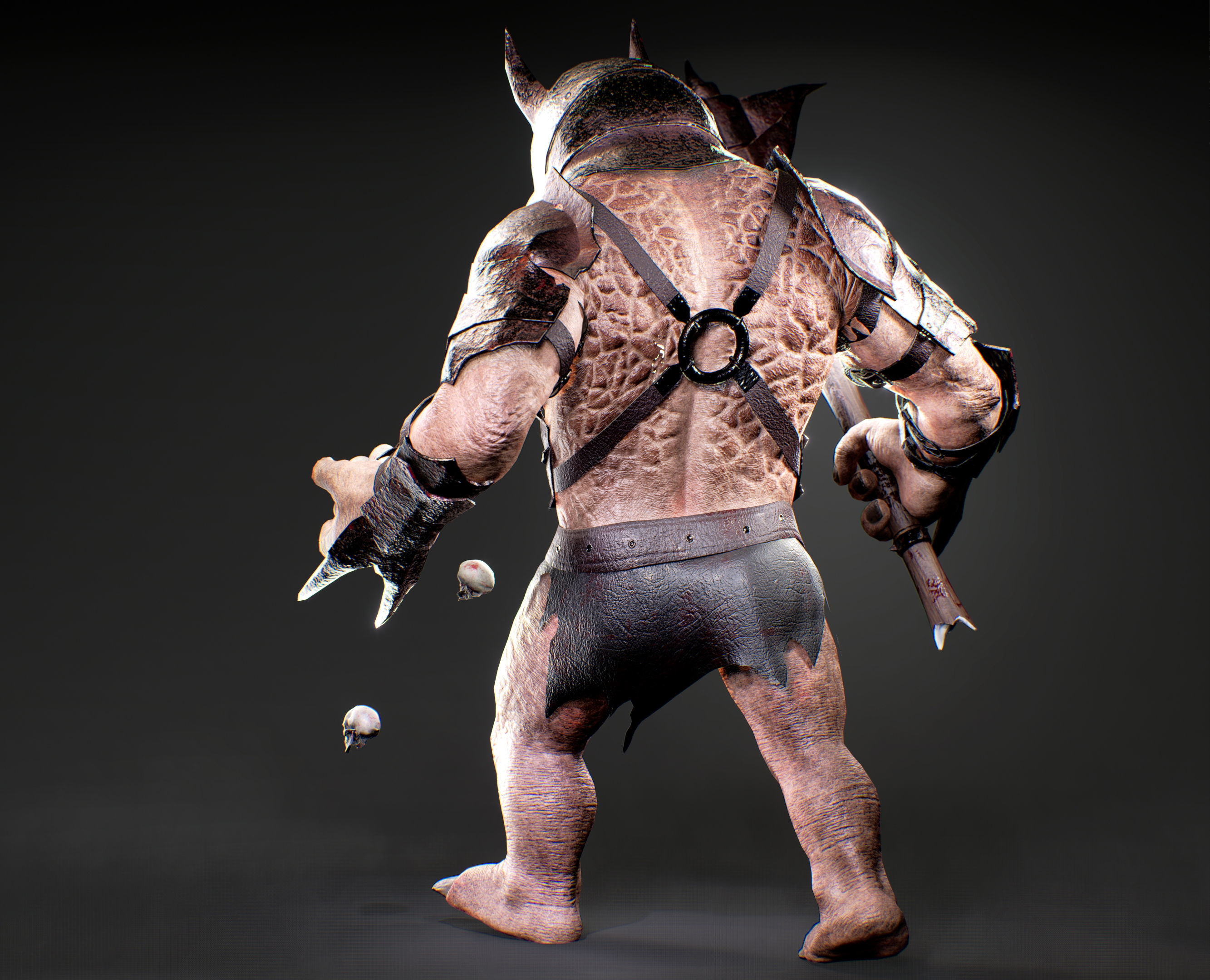 3D model Attack Troll Game Character UE5 VR / AR / low-poly | CGTrader