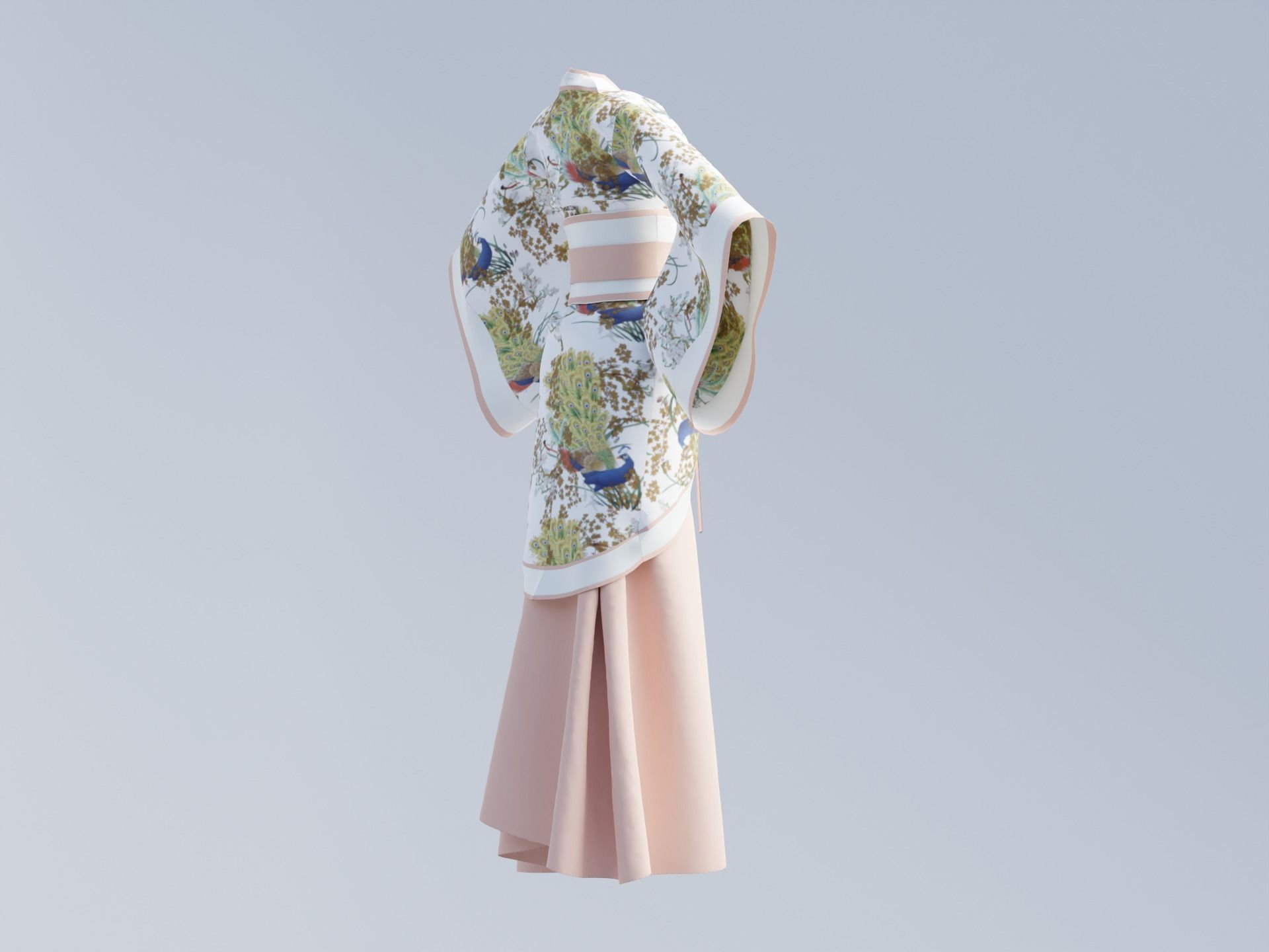 Hanfu Hanbok clothes 3D model 3D model | CGTrader