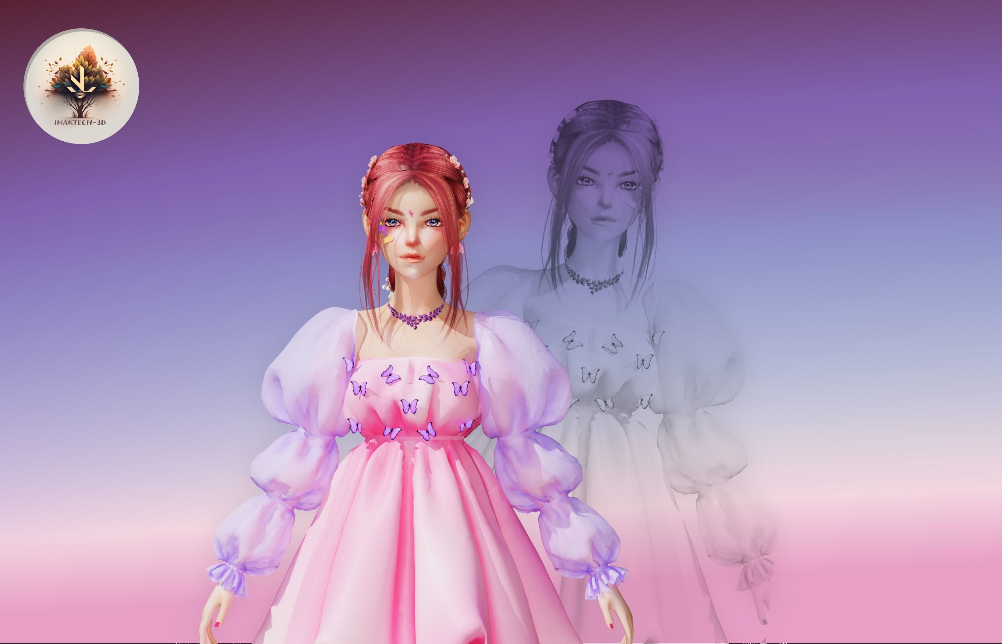 3D model Rigged and Animated Fairy Girl Perfect for High-Quality ...