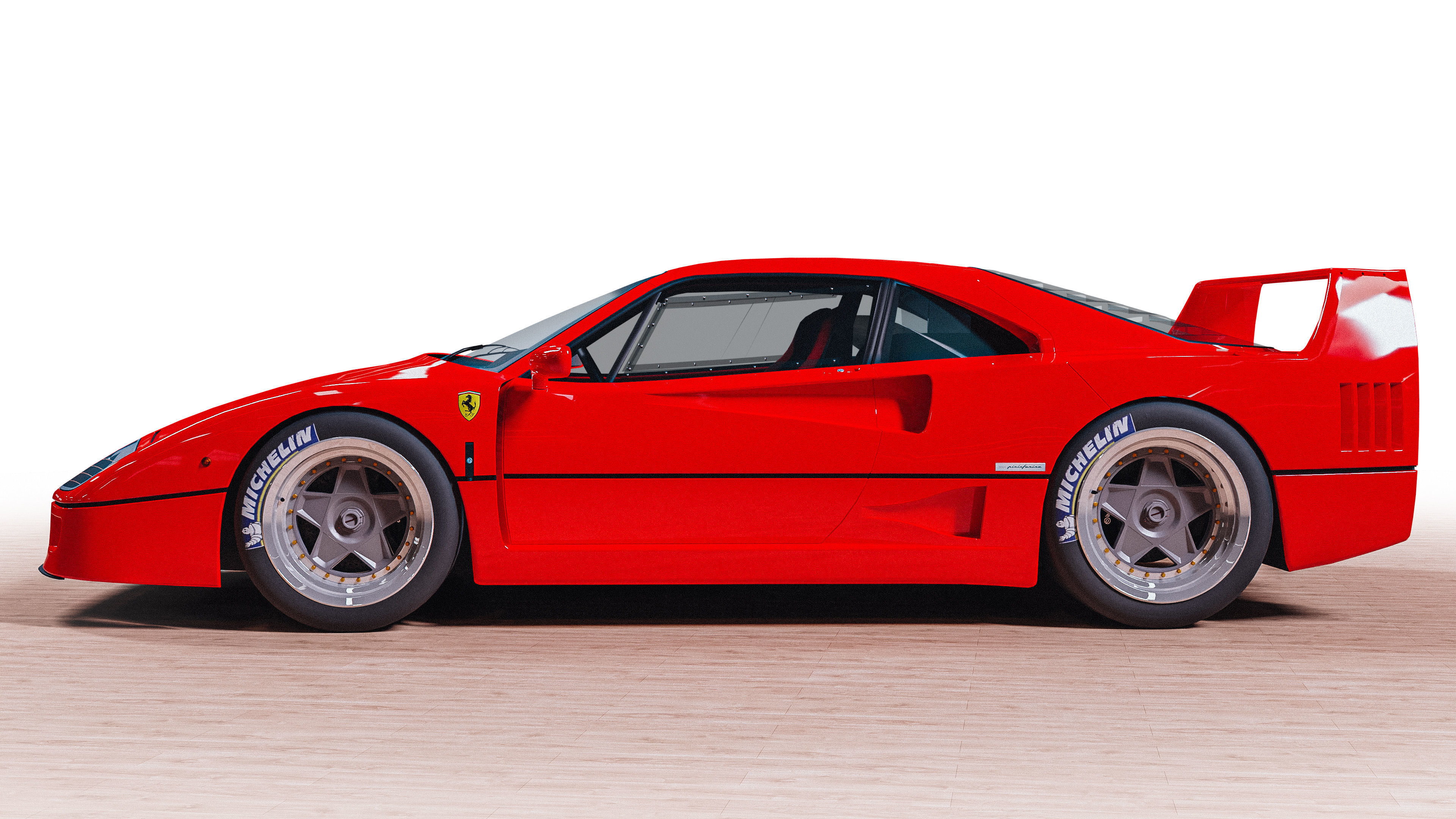 3D model Ferrari F40 VR / AR / low-poly | CGTrader