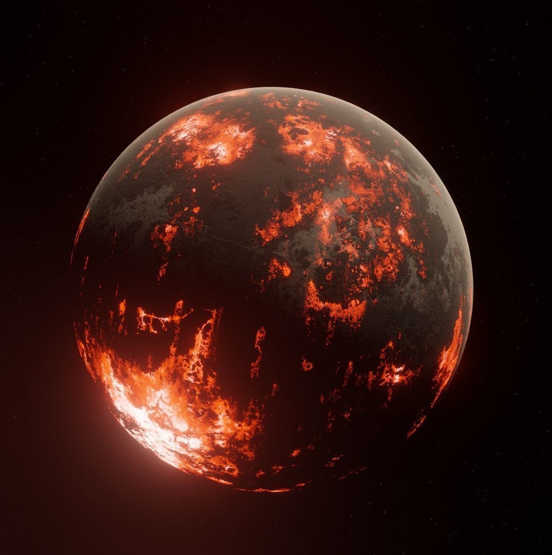 3D model Planet Space Ready to game VR / AR / low-poly | CGTrader