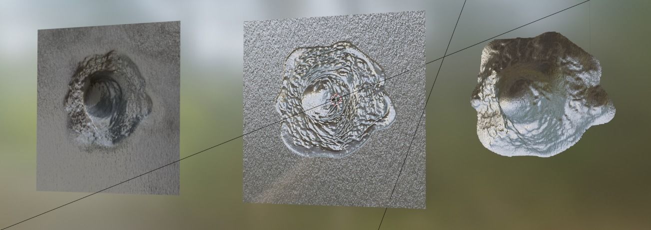 3D model Bullet Hole 3D Model for use in game VR / AR / low-poly | CGTrader