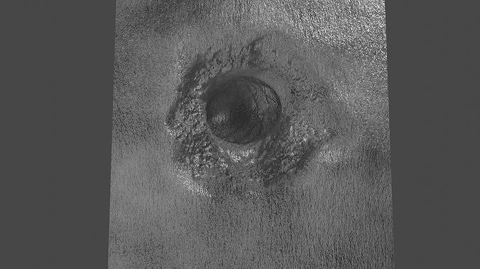 3D model Bullet Hole 3D Model for use in game VR / AR / low-poly | CGTrader