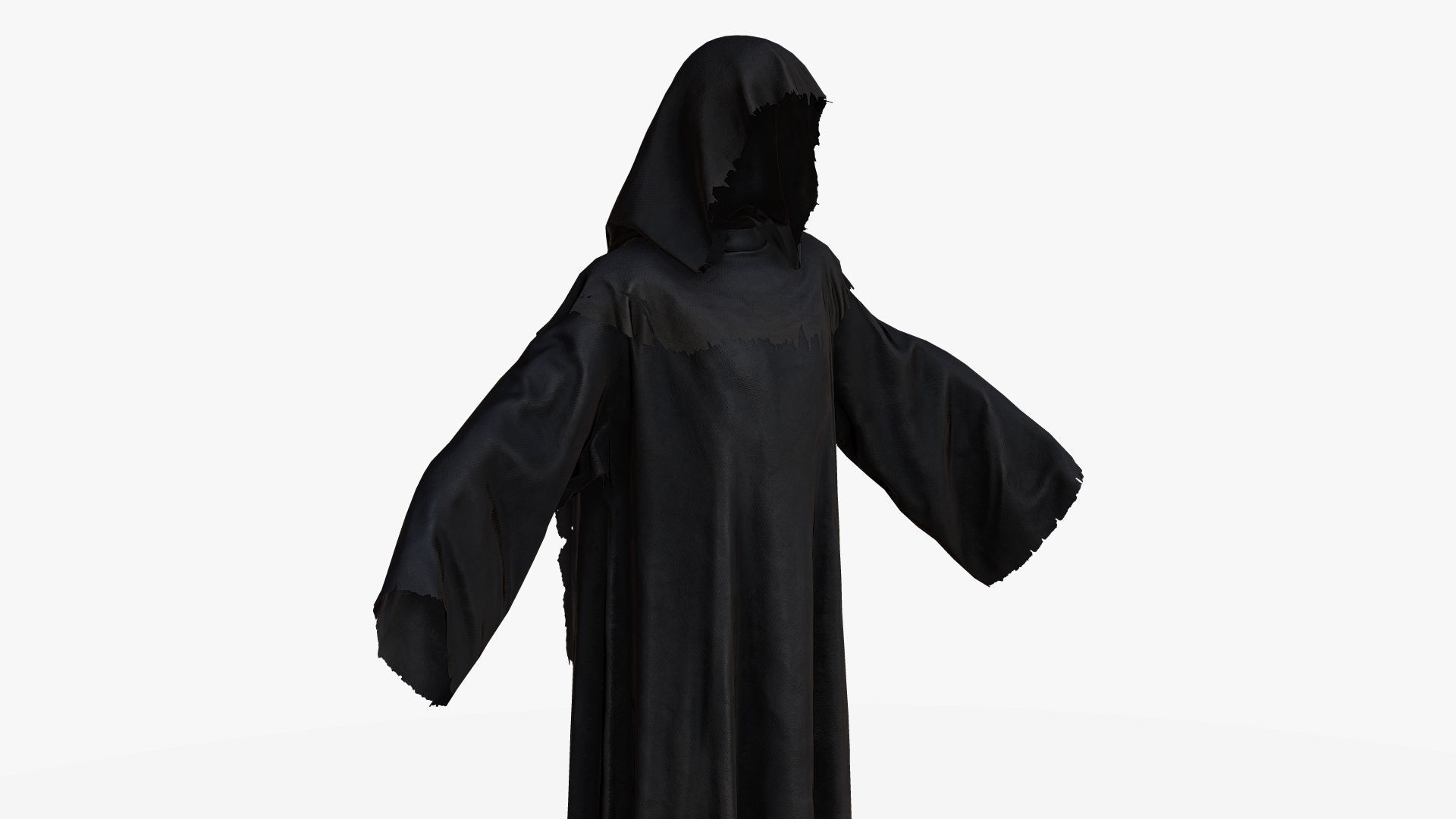 3D model Old Cloak dark VR / AR / low-poly | CGTrader