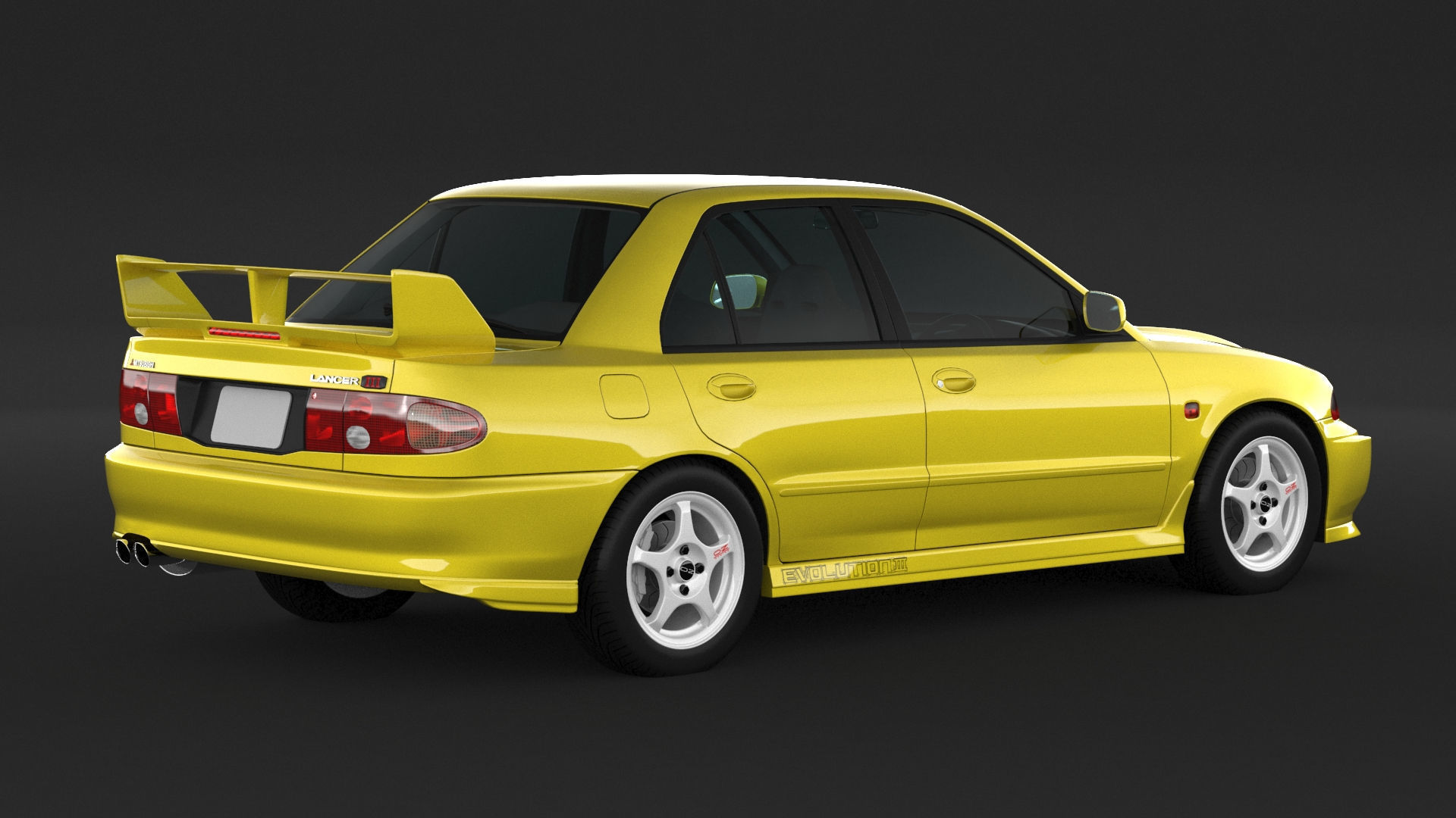 Mitsubishi Lancer Evolution 3 3D model | CGTrader