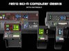 Retro Sci-Fi Computer Stations - Control Panels Kit - 5 Models 3D model ...