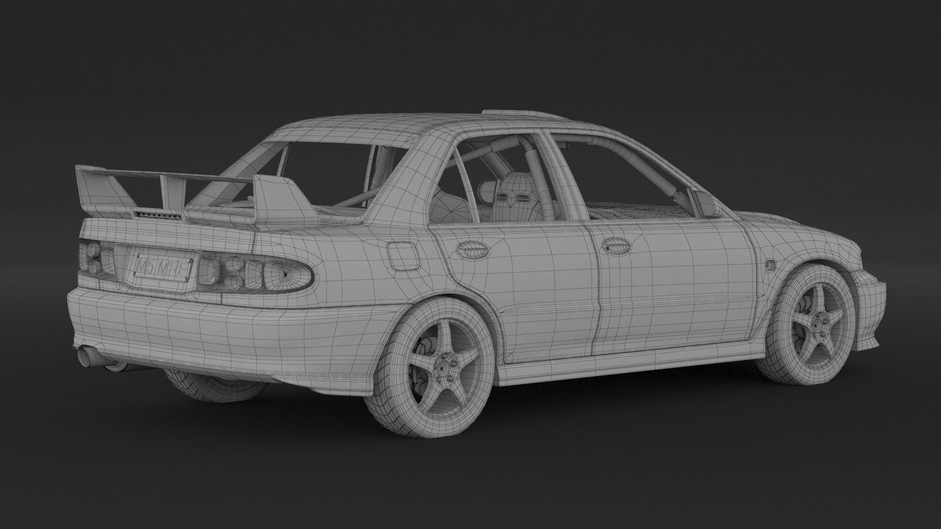 Mitsubishi Lancer Evolution 3 Rally Car 3D model | CGTrader