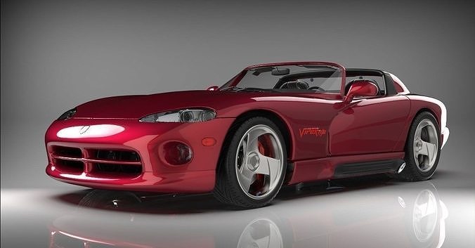 1992 Dodge Viper 3D model | CGTrader