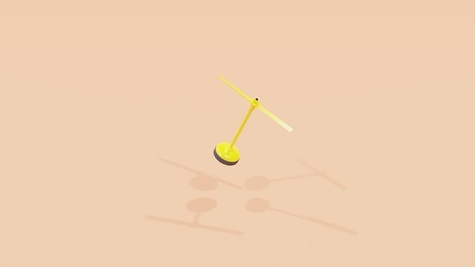 Doraemon Take Copter - Bamboo Copter - The Hopter 3D model | CGTrader