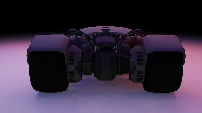 BATMAN CAR FULL RIGGED FULL GOOD MATIRIAL 3D model rigged | CGTrader