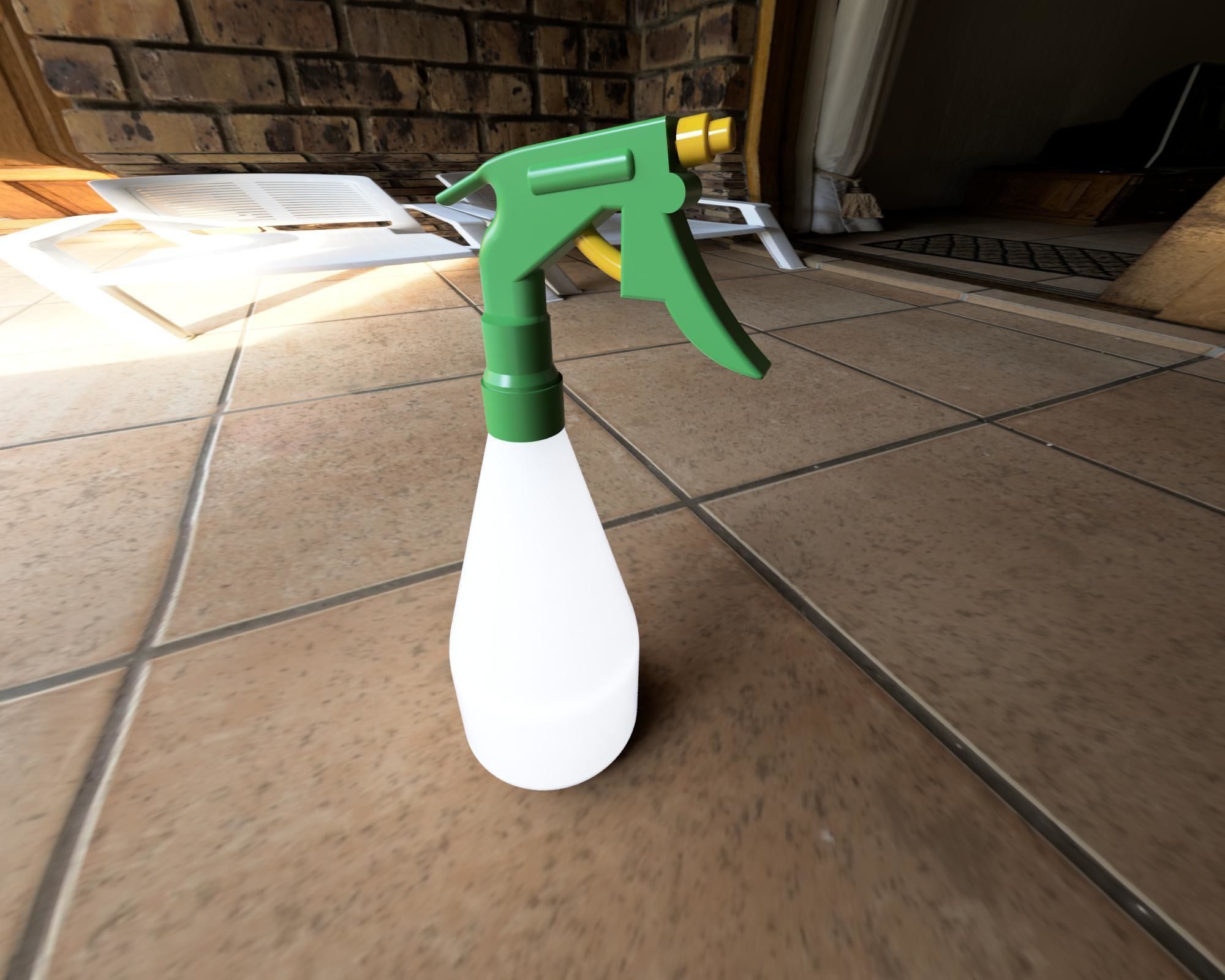 Spray bottle 3D model | CGTrader
