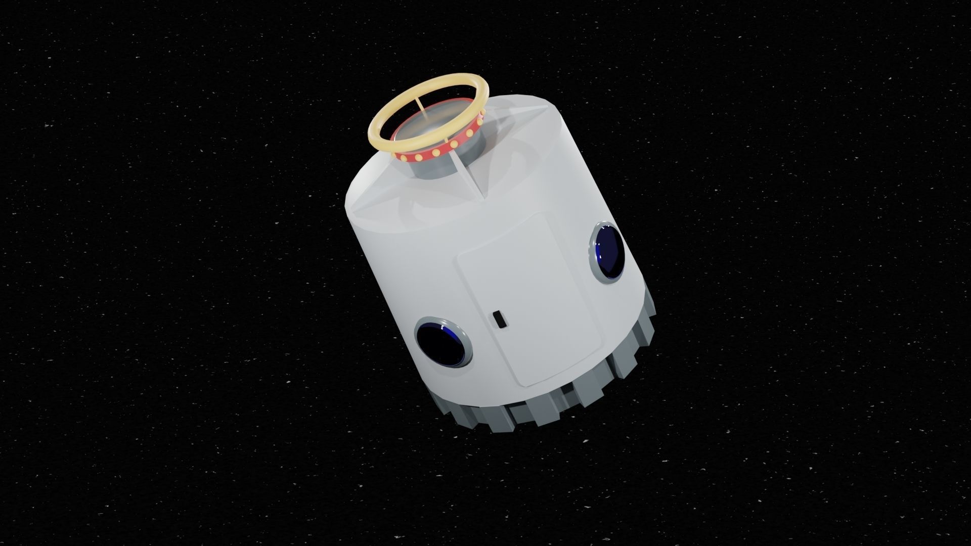 Doraemon Space Lifeboat - Spaceship Lifeboat 3D model | CGTrader