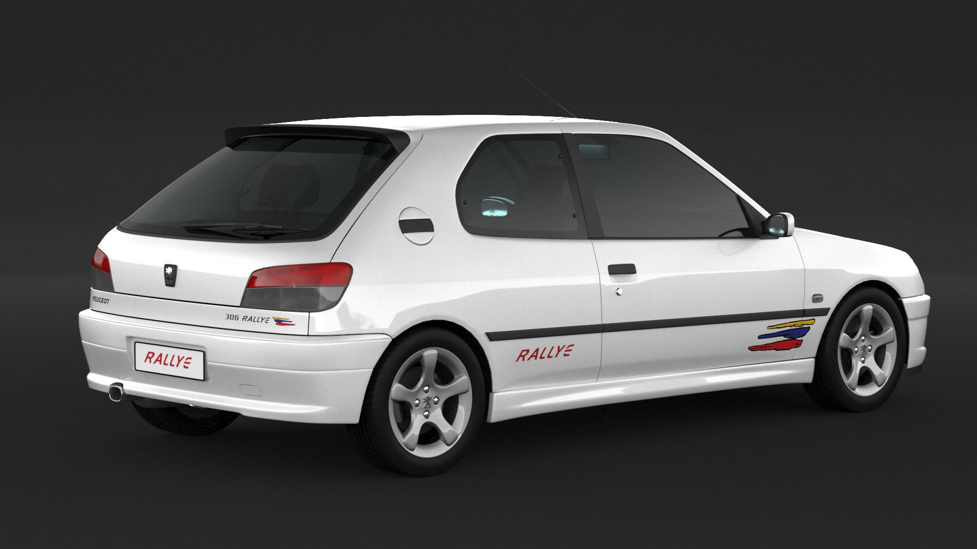 Peugeot 306 Rallye 3D model | CGTrader