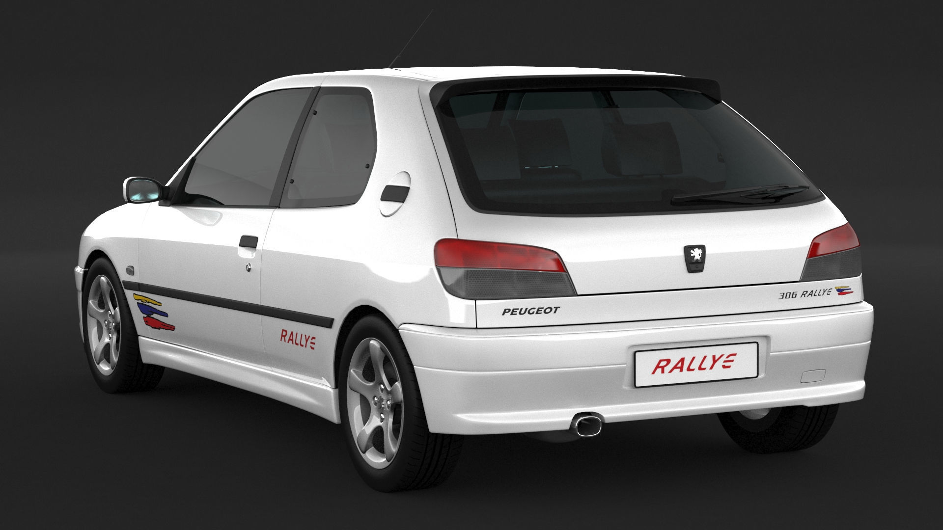 Peugeot 306 Rallye 3D model | CGTrader