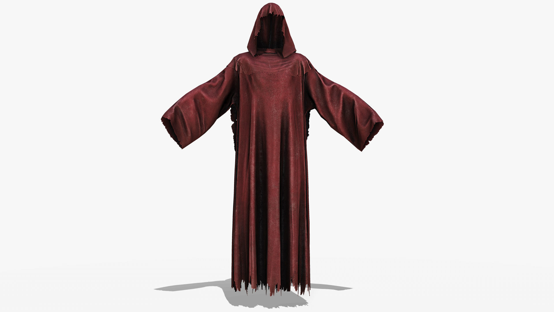 3D model Old Cloak Red VR / AR / low-poly | CGTrader
