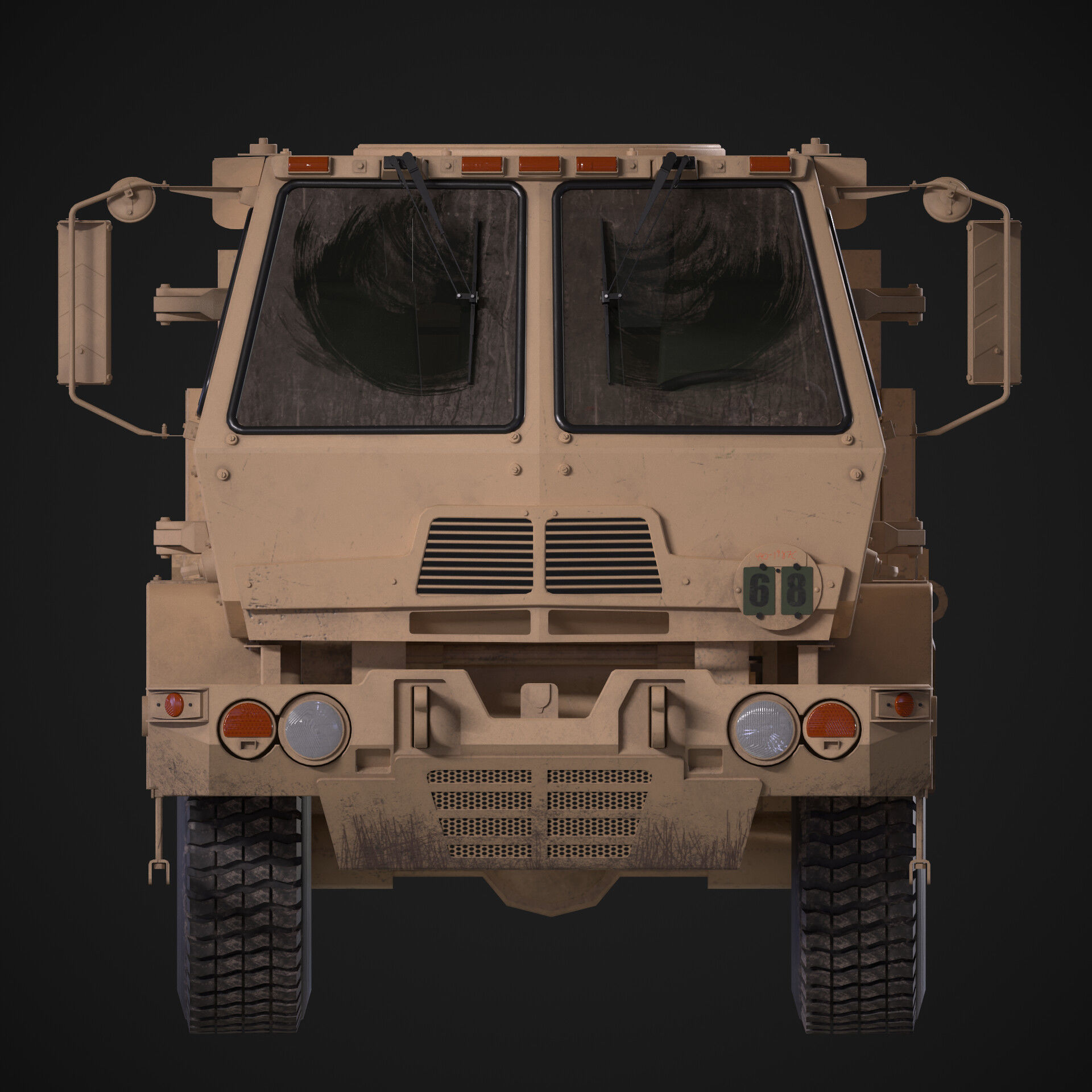 FMTV M1083-A2 3D Printed Truck 3D model 3D printable | CGTrader