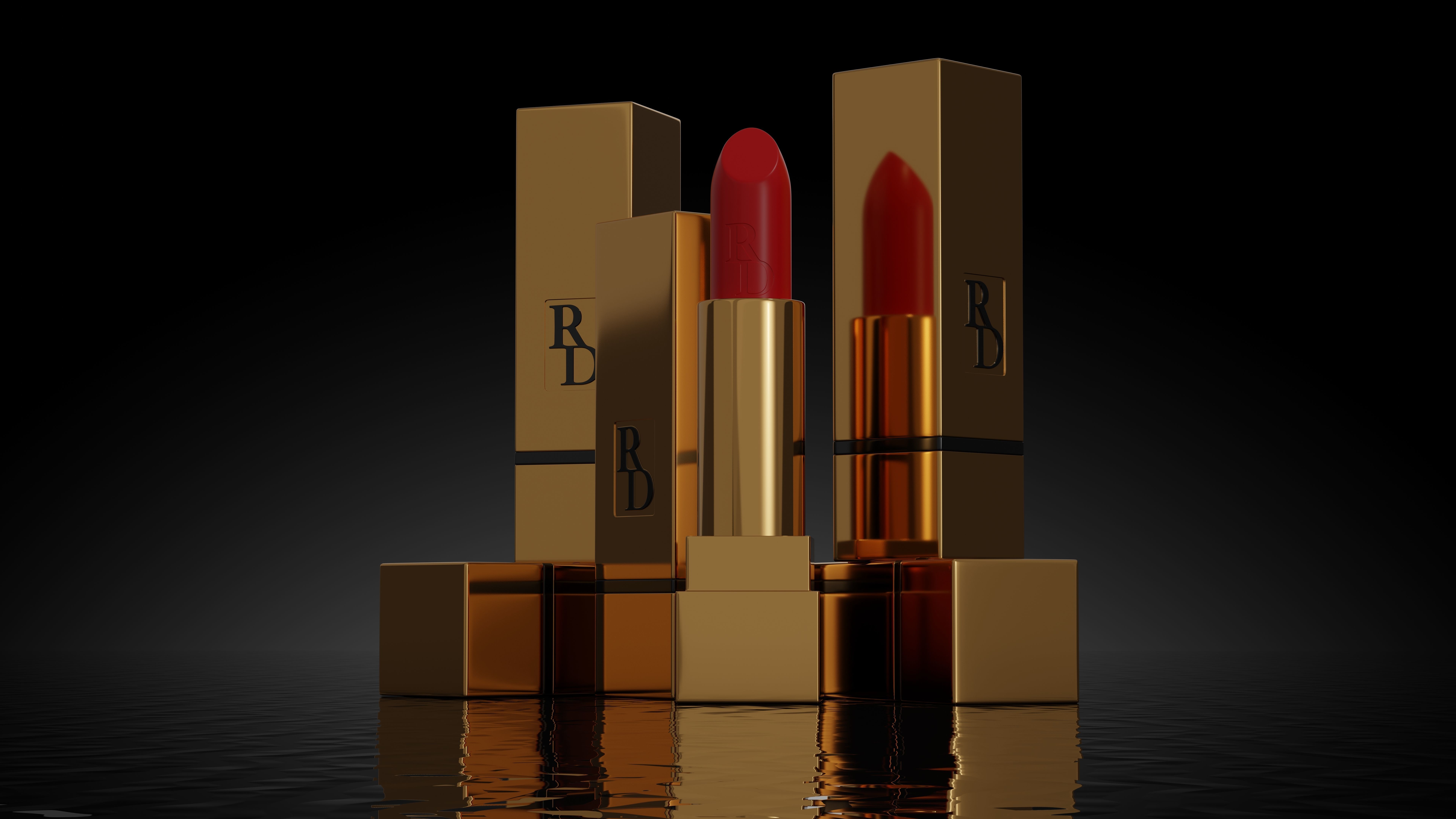 Lipstick 3D model animated | CGTrader