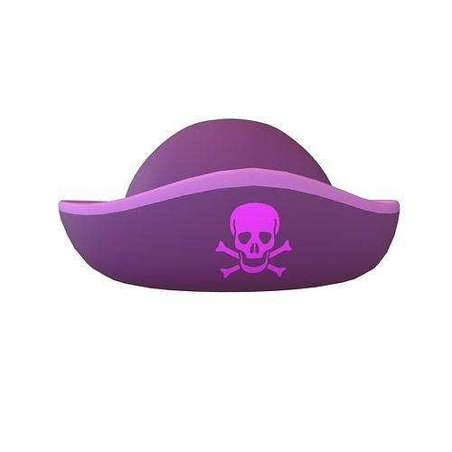 3D model Pirate Hat V1 009 VR / AR / low-poly | CGTrader