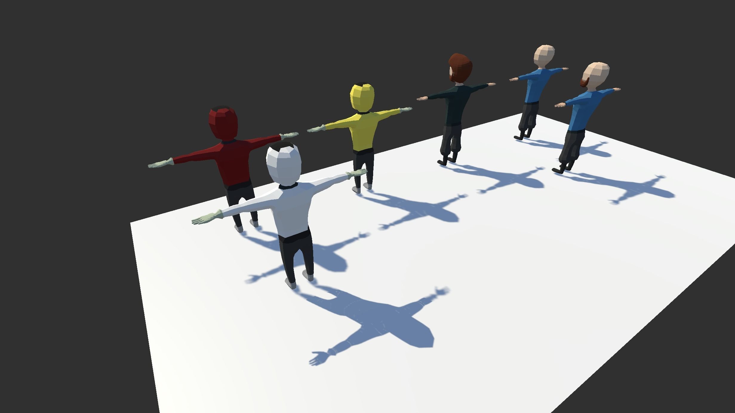 Low Poly Characters FREE free VR / AR / low-poly 3D model rigged | CGTrader