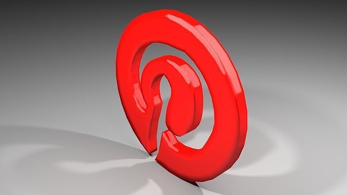 icon - Pinterest 3D model | CGTrader