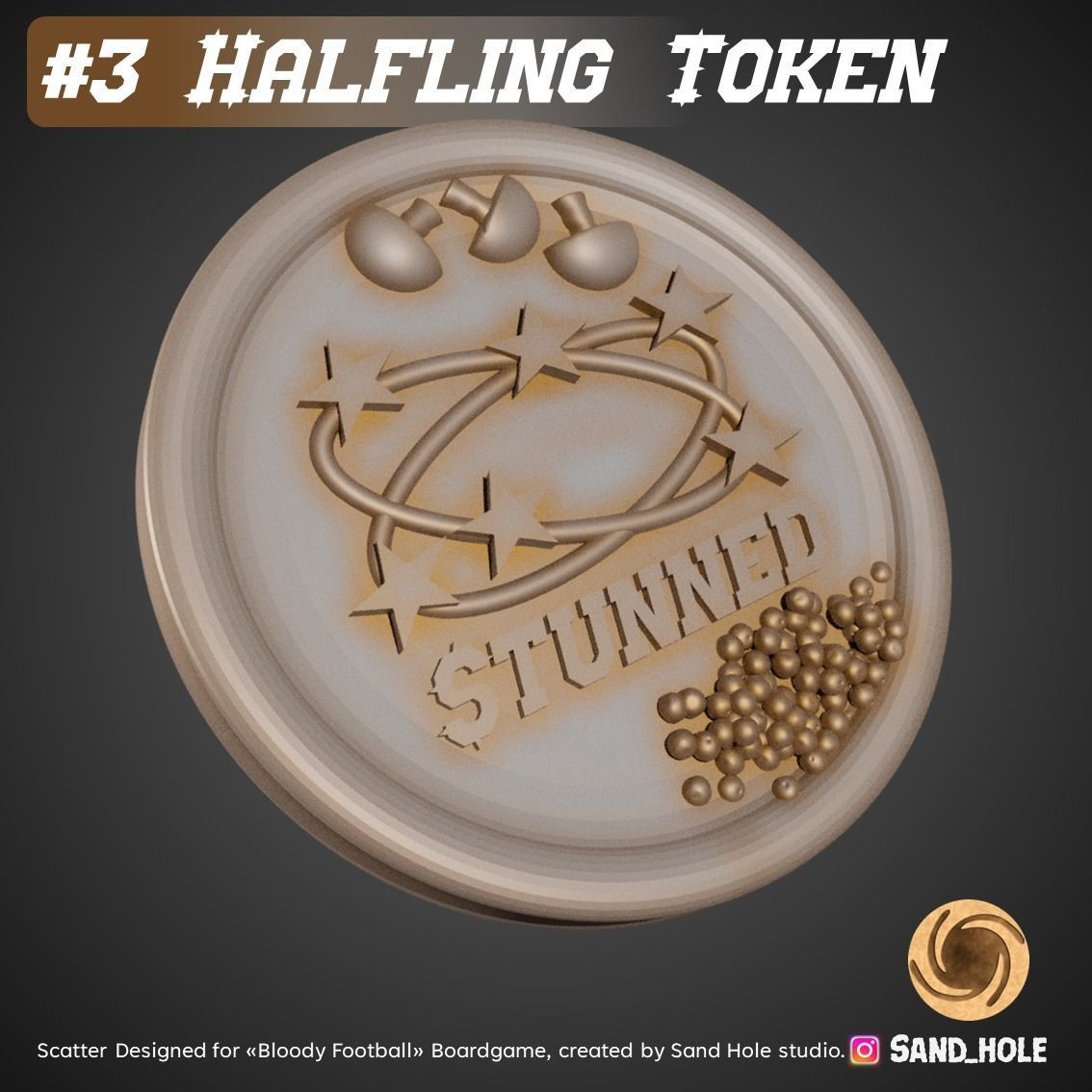 HALFLING TOKENS - SH03T 3D model | CGTrader