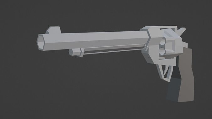 Low-poly gun free VR / AR / low-poly 3D model | CGTrader