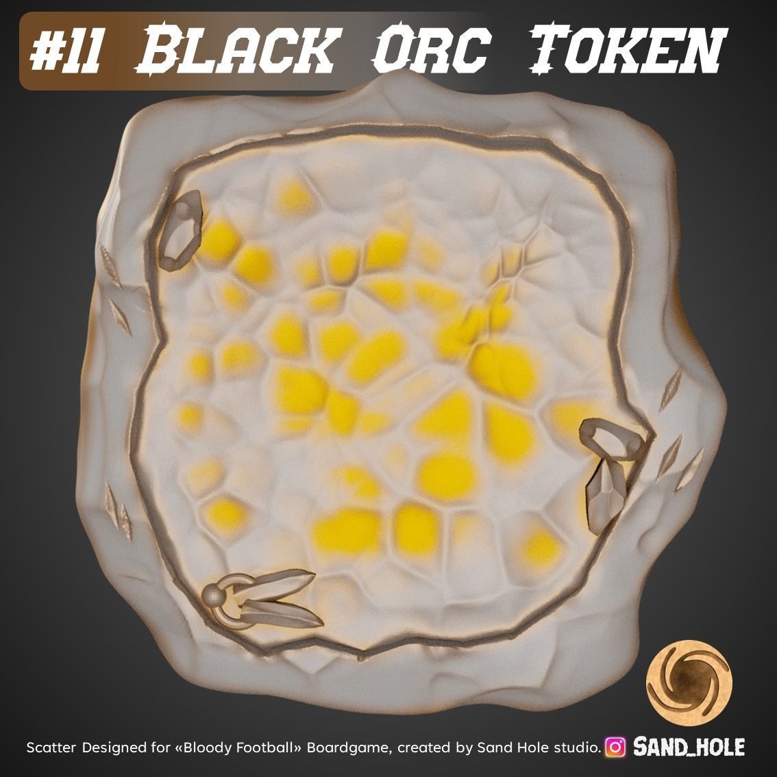 BLACK ORC TOKENS - SH11T 3D model | CGTrader