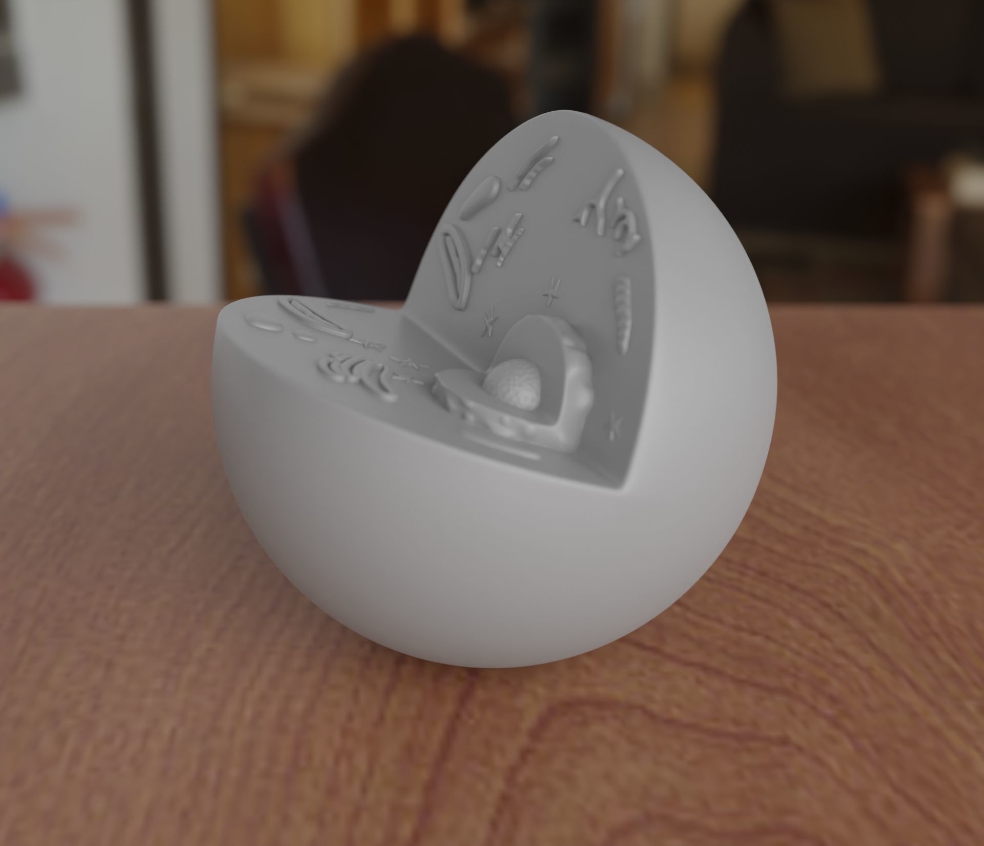 Animal Cell 3D model 3D printable | CGTrader