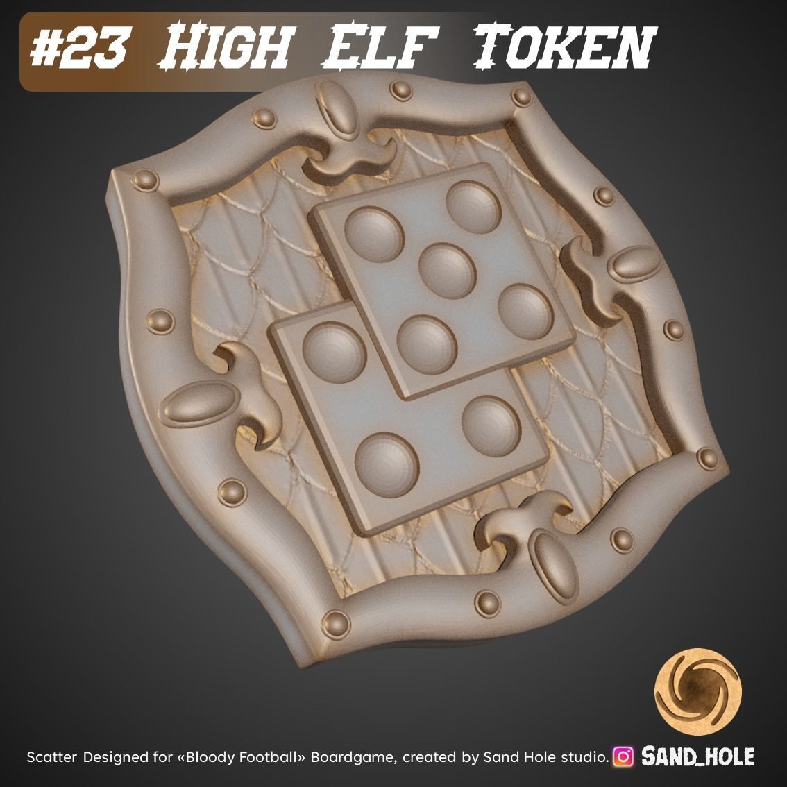 HIGH ELF TOKENS - SH23T 3D model | CGTrader