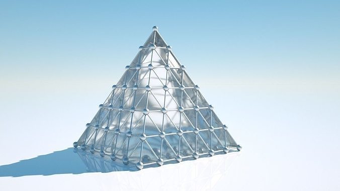 Pyramid glass free 3D model | CGTrader