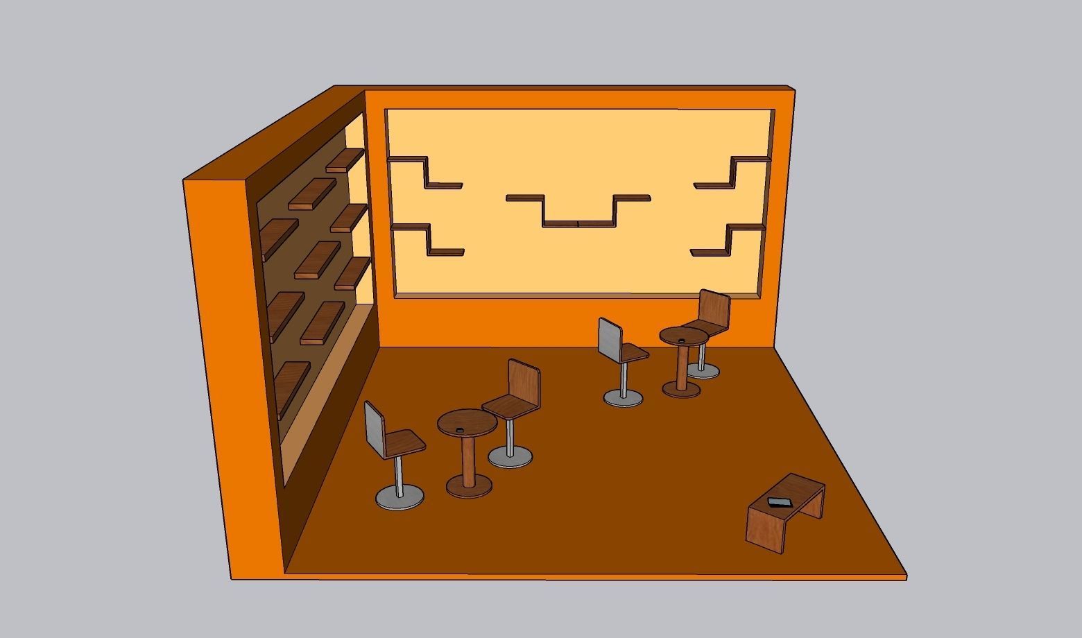 Simple Exhibition Stand Example 3D model 3D printable | CGTrader