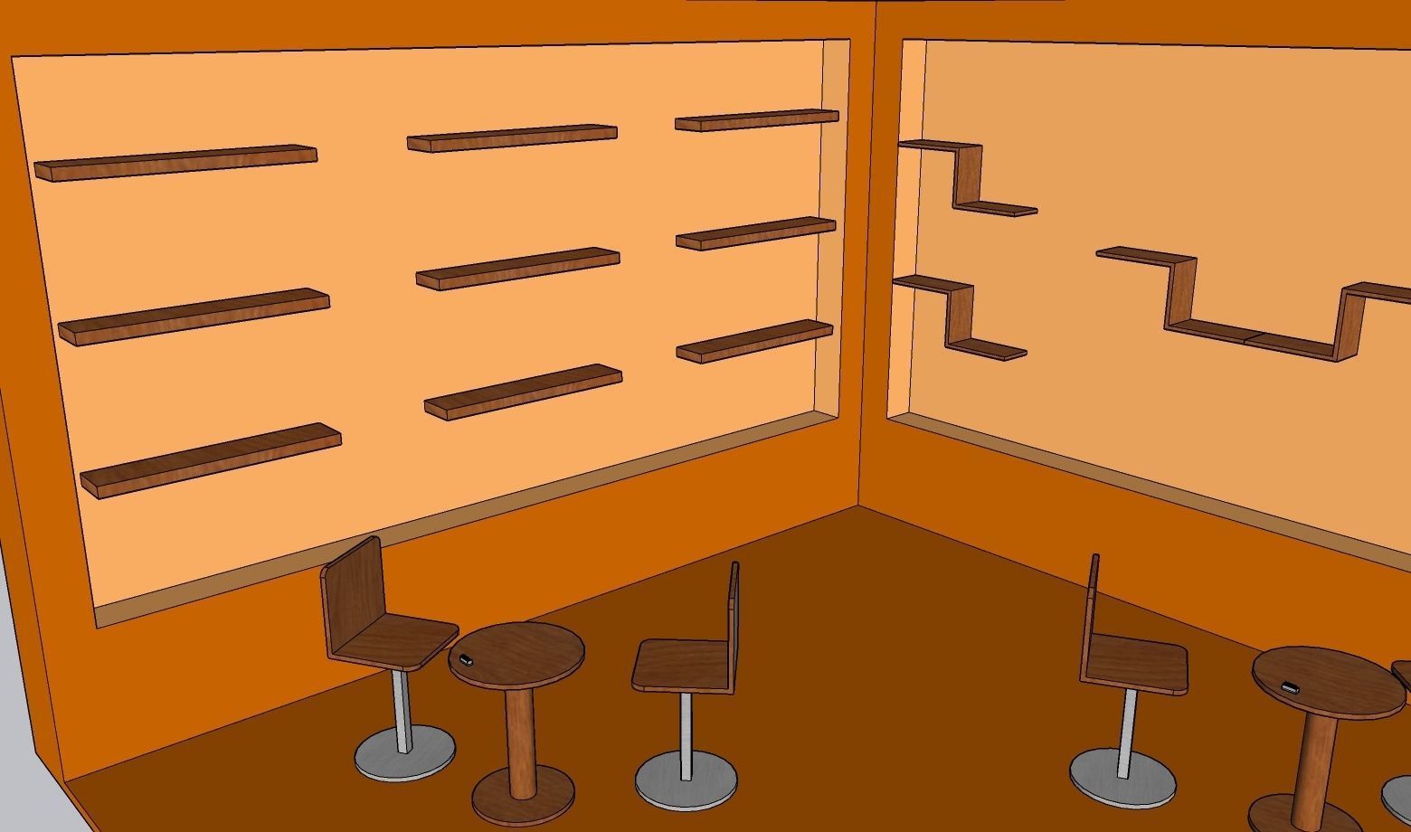 Simple Exhibition Stand Example 3D model 3D printable | CGTrader