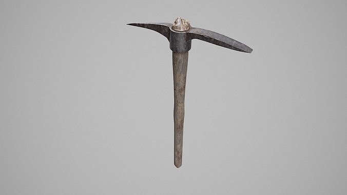 3D model Pickaxe VR / AR / low-poly | CGTrader