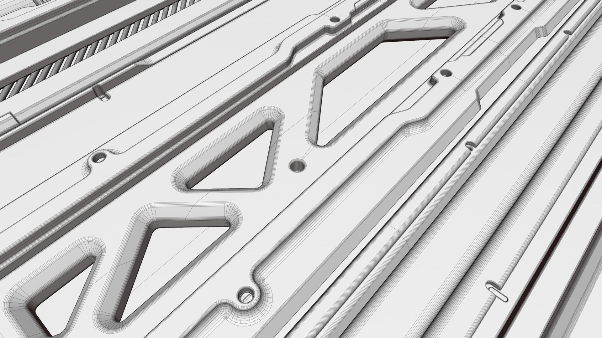 Scifi Trim Sheet High Poly 3D model | CGTrader