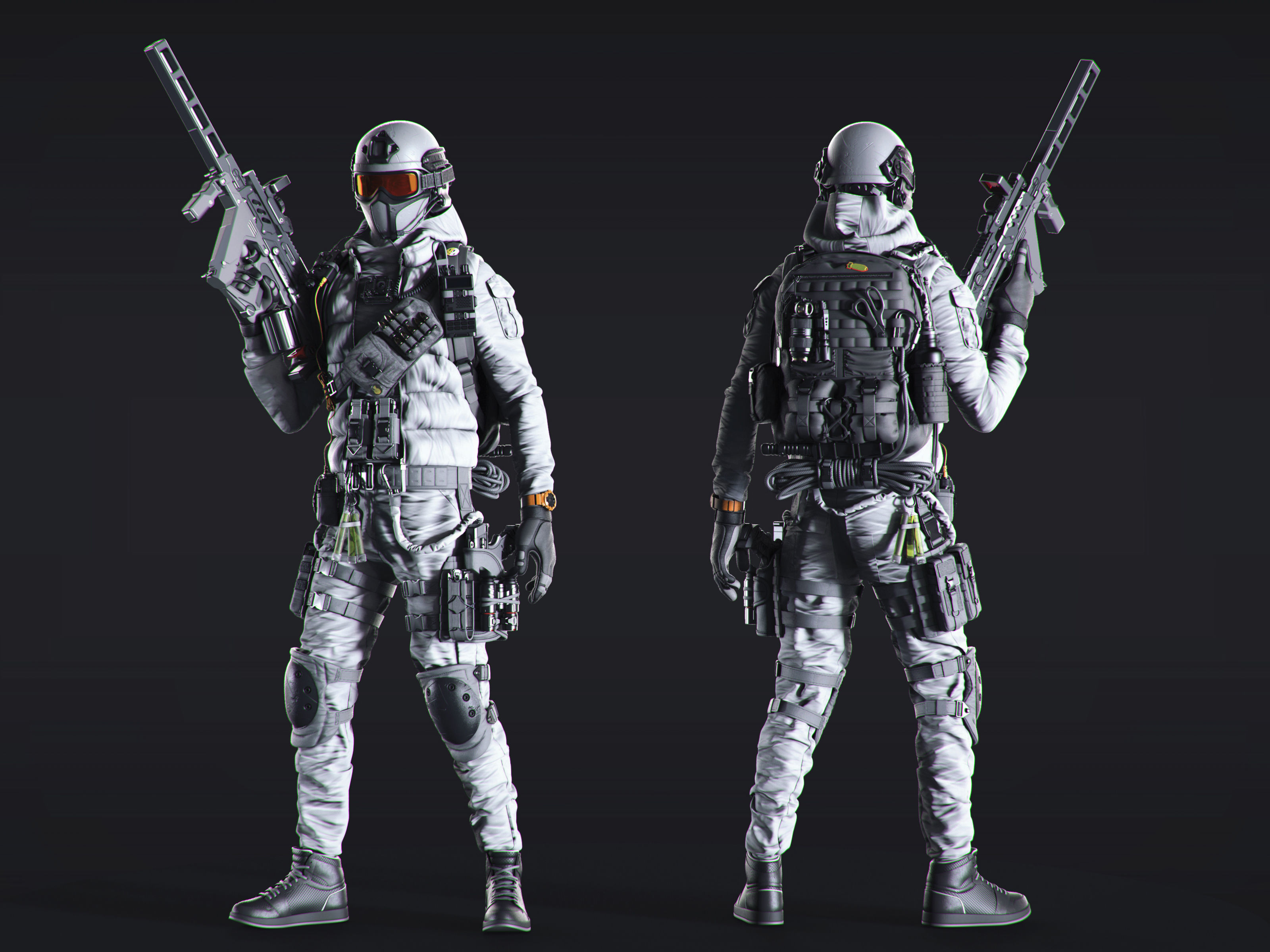 50 HQ Poses 3D models of soldiers 3D model | CGTrader