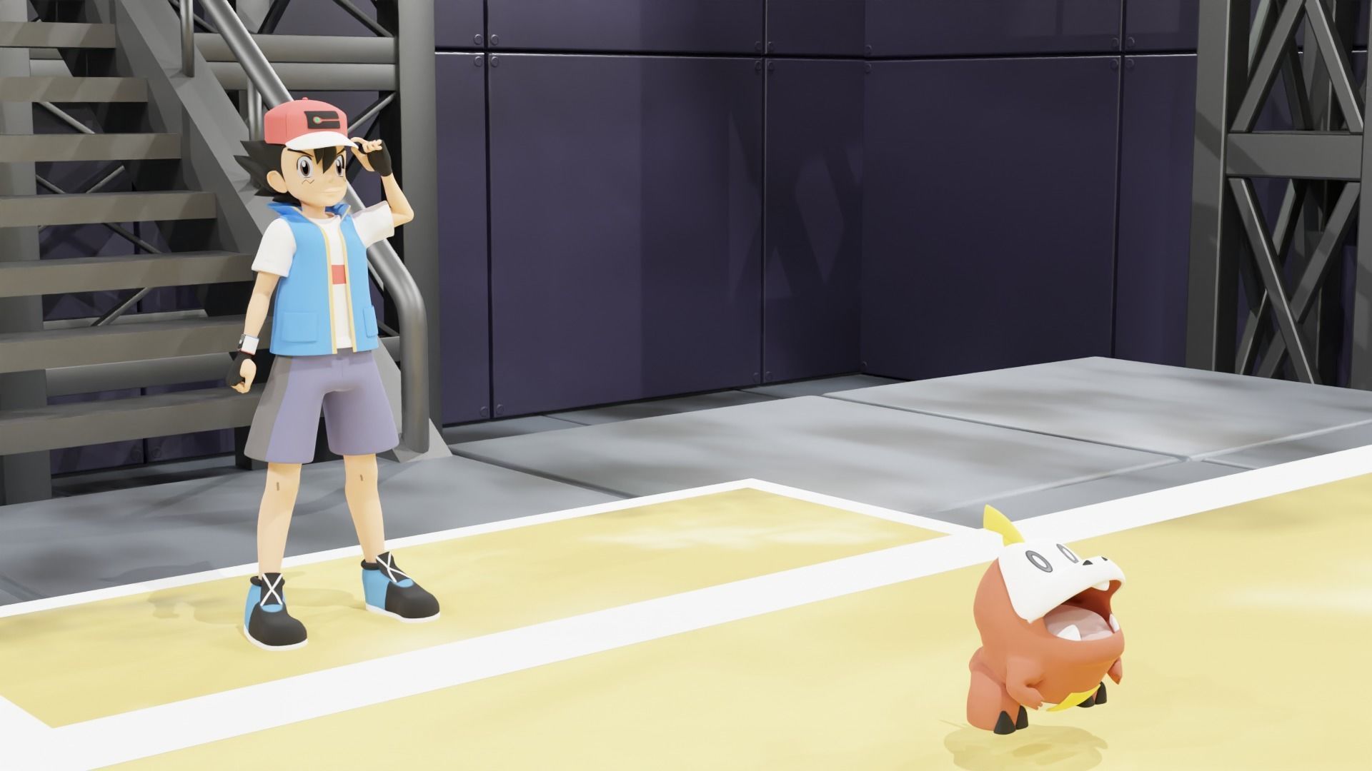 Ash Ketchum 3D 3D model animated rigged | CGTrader
