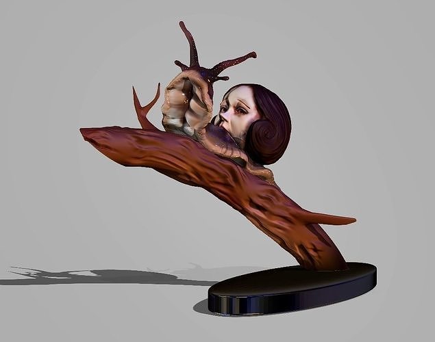 Slug Girl Junji ito 3D model 3D printable | CGTrader