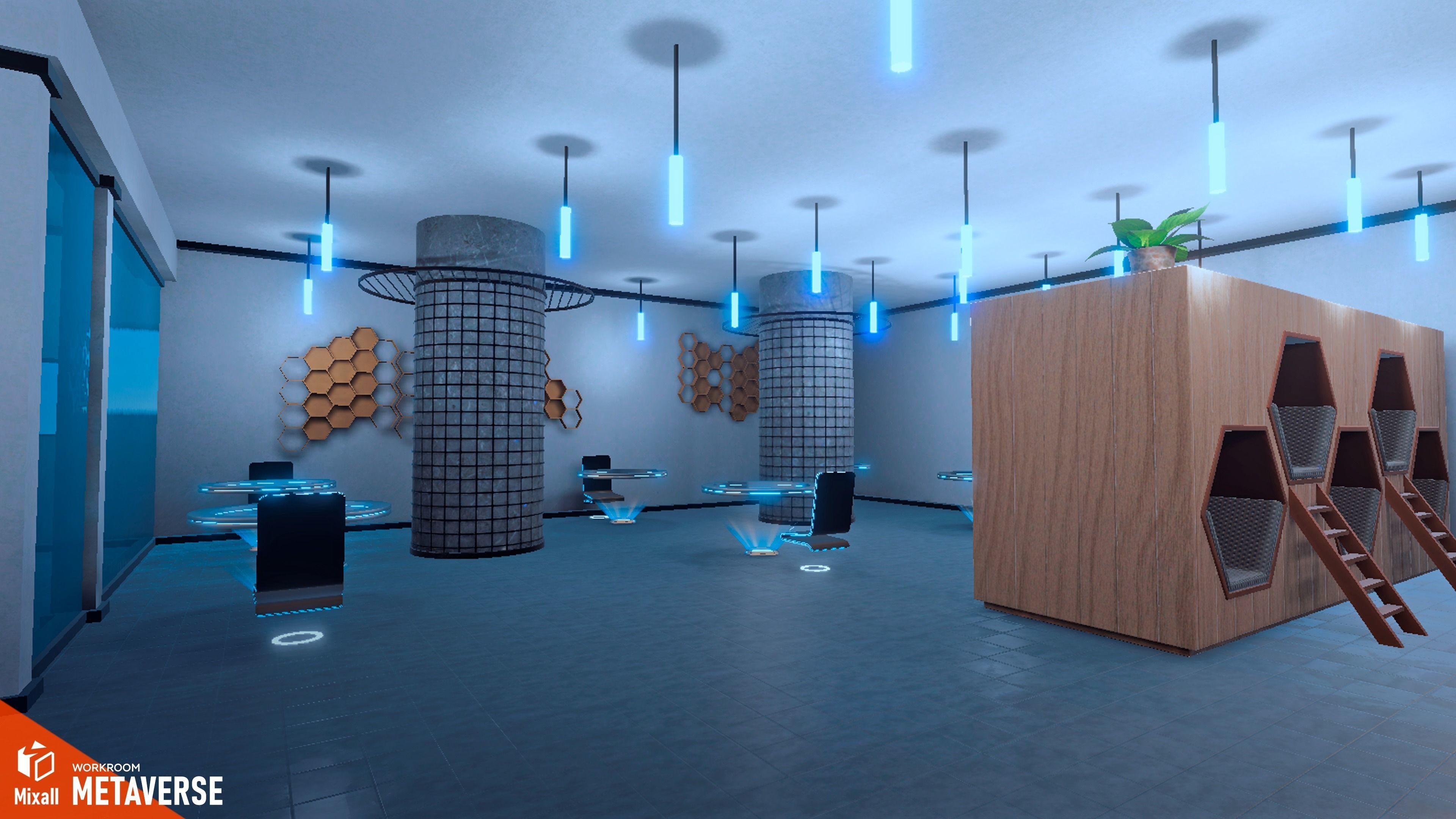 Metaverse - Workroom 3D model | CGTrader