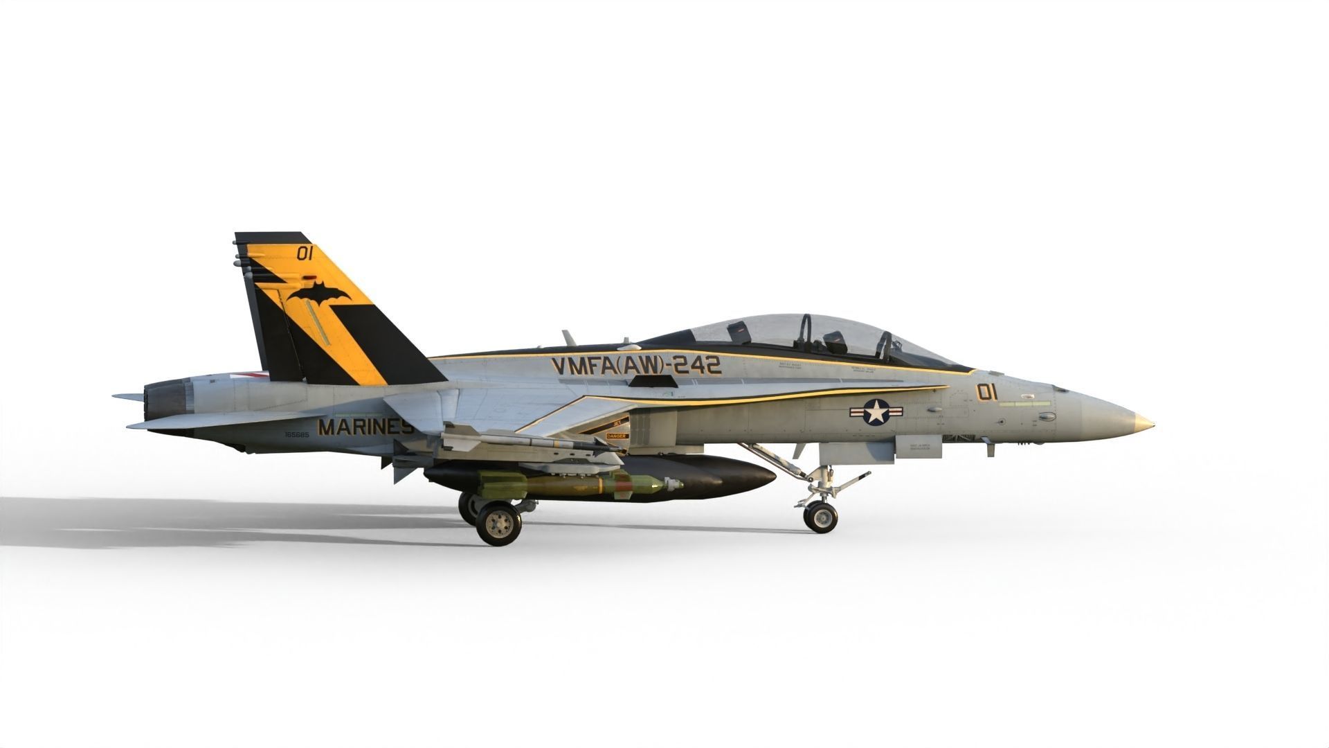F-18 Hornet 3D model | CGTrader
