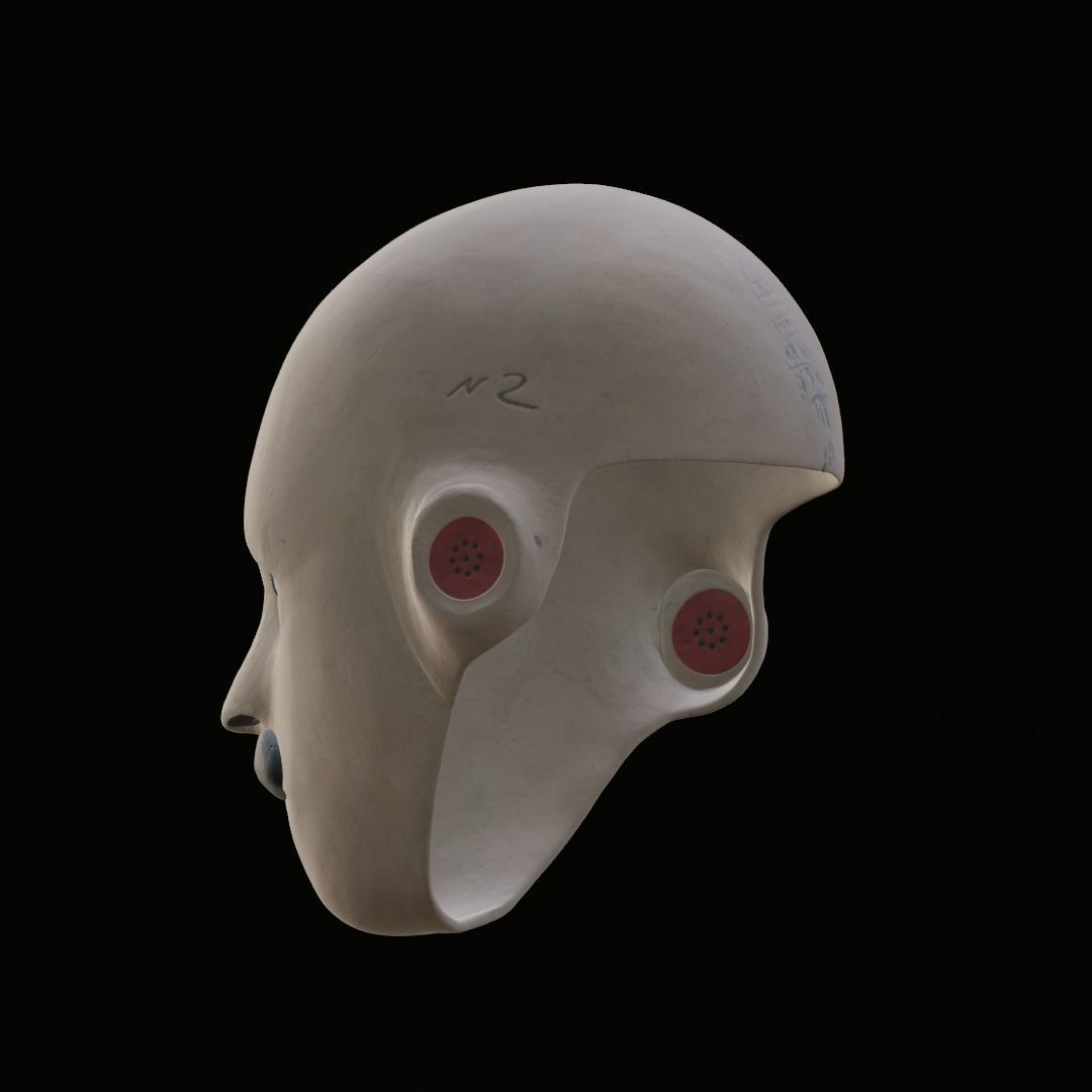 Atomic Heart VOV-A6 Robot Mask Face Cosplay 3D model 3D printable ...