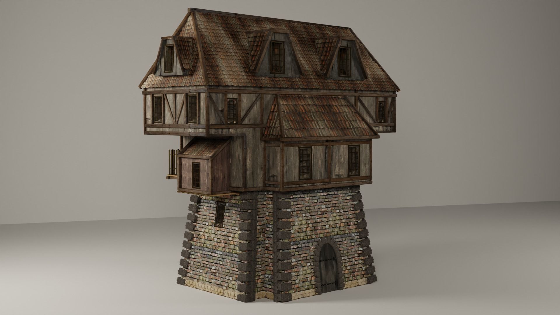 medieval house 3D model | CGTrader