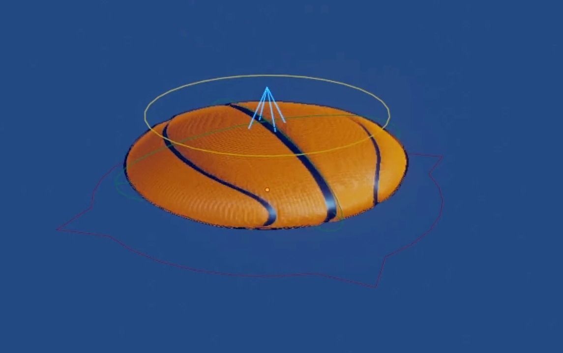 Cartoon Basketball ball rigged 3D Model Blender 3D model rigged | CGTrader