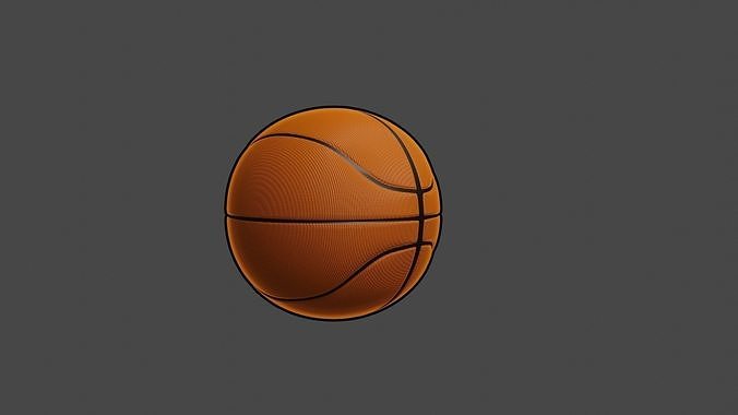 Cartoon Basketball ball rigged 3D Model Blender 3D model rigged | CGTrader