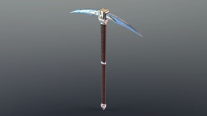3D model Pickaxe - Mithril VR / AR / low-poly | CGTrader